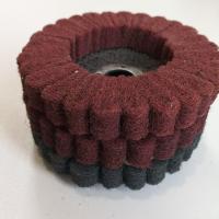 China Unmounted Nonwoven Aluminium Oxide Flap Disc 115mm For Polishing Wood Metal for sale