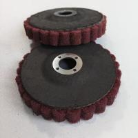 China Unmounted Nonwoven Aluminium Oxide Flap Disc 115mm For Polishing Wood Metal for sale