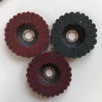 China Unmounted Nonwoven Aluminium Oxide Flap Disc 115mm For Polishing Wood Metal for sale