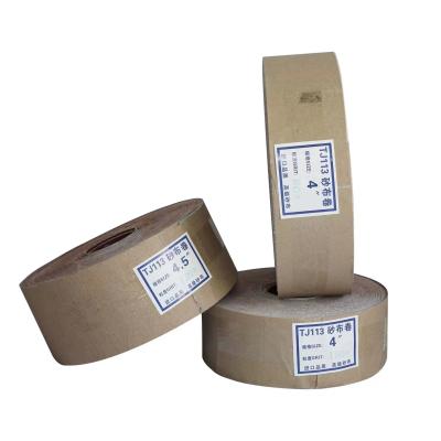 China Hand Sliced Twilled Belt Sander Sandpaper Aluminium Oxide Sanding Roll 1x30 for sale