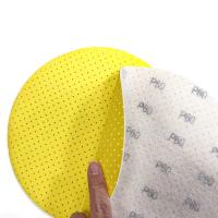 China Round 225mm Sanding Discs Sandpaper P40-P220 Grit Aluminum Oxide For Drywall Polishing for sale