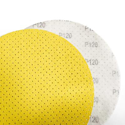 China Round 225mm Sanding Discs Sandpaper P40-P220 Grit Aluminum Oxide For Drywall Polishing for sale