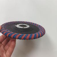 China Full Curved Ceramic Abrasive 60 Grit Flap Disc For Polishing Stainless Steel ODM for sale