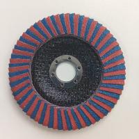 China Full Curved Ceramic Abrasive 60 Grit Flap Disc For Polishing Stainless Steel ODM for sale