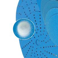 China 150mm Aluminum Oxide Abrasive Sanding Disc Hook And Loop Sandpaper for sale