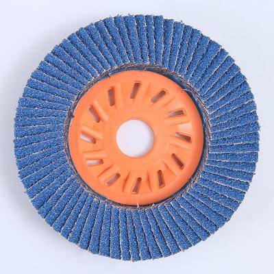 China Blue Zirconia Aluminium Abrasive Flap Disc 36 Grit For Angle Ginder Wood Polishing for sale