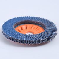 China Blue Zirconia Aluminium Abrasive Flap Disc 36 Grit For Angle Ginder Wood Polishing for sale