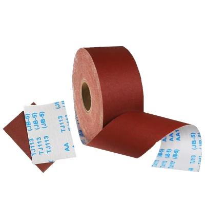China Red Aluminum Oxide Abrasive Cloth Backed Sandpaper Roll 150mm 2000 Grit for sale