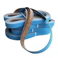 China Custom Aluminium Zirconia Abrasive Sanding Belt For Polishing 24-120 Grit for sale