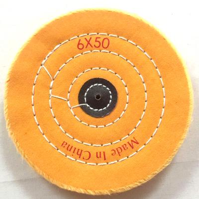 China OBM Cotton Buffing Wheels 100mm 4 Inch Dry And Wet Sanding For Angle Grinder for sale