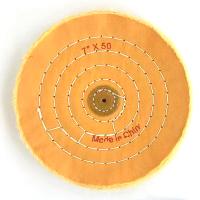 China 6 Inch Heavy Duty Cotton Buffing Wheels 50 Ply & 80 Ply for Industrial Polishing for sale