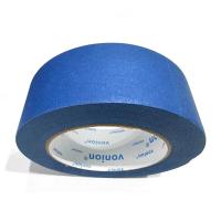 China Waterproof Blue Crepe Paper Masking Tape For Automotive 60mm*50m for sale