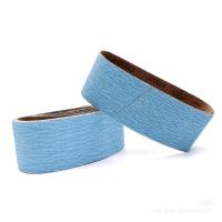 China DEERFOS Zirconia Abrasive Sanding Belt 610x100mm with Ceramic-Cloth Backing for Heavy-Duty Grinding for sale