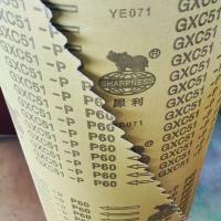 China SHARPNESS GXC51-P 610mm x 100mm Silicon Carbide Sanding Belt for Steel with 40-800 Grit Range for sale