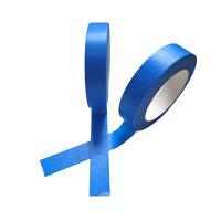 China High Temp UV Resistant Blue Paper Crepe Masking Tape For Car Paint 12mm X 30m for sale