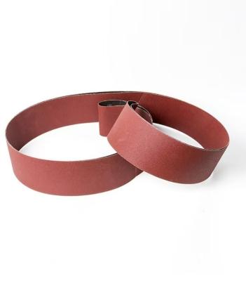 China 220 grit Dry Wet Aluminum Oxide Abrasive Sanding Belt 2100x50mm For Wood for sale