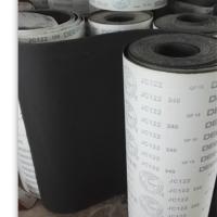 China DEERFOS JC112 Black Silicon Carbide Sanding Belt 120 Grit for Metal Polishing and Surface Finishing for sale