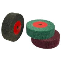 China Nonwoven 80 Grit Grinding Wheel Flap Discs For Bench Grinder６Inch 4 Inch for sale