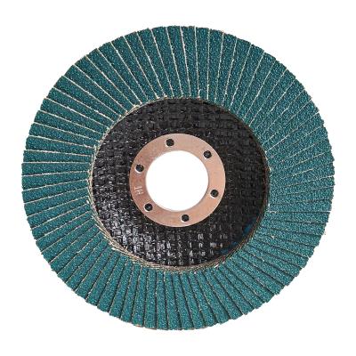 China 4.5 Inch Zirconia Abrasive Flap Disc Sanding Wheel For Marble Stainless Steel Drill for sale