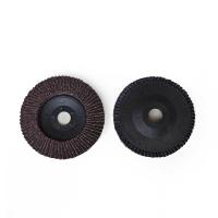 China 100x16mm Polishing Flap Disc Wheel With Calcined Aluminium Oxide Cloth 120 Grit for sale