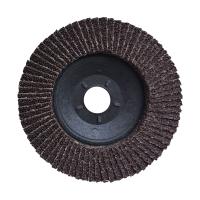 China 100x16mm Polishing Flap Disc Wheel With Calcined Aluminium Oxide Cloth 120 Grit for sale