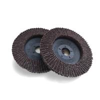China 100x16mm Polishing Flap Disc Wheel With Calcined Aluminium Oxide Cloth 120 Grit for sale