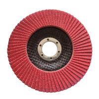 China 125x22mm 5inch Ceramic Abrasive Flap Disc Wheel For Polishing Stainless Steel for sale
