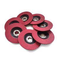 China 125x22mm 5inch Ceramic Abrasive Flap Disc Wheel For Polishing Stainless Steel for sale
