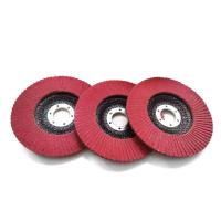 China 125x22mm 5inch Ceramic Abrasive Flap Disc Wheel For Polishing Stainless Steel for sale