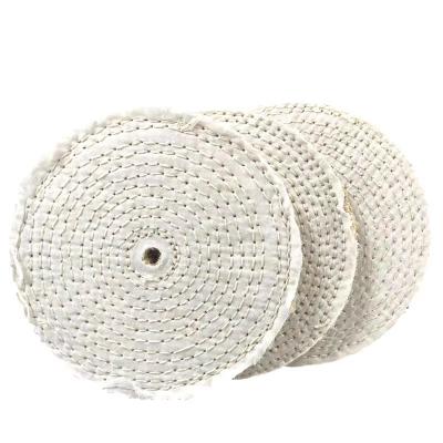 China 150mm 100mm Sisal Polishing Wheel For Stainless Steel Jewelry Buffing for sale