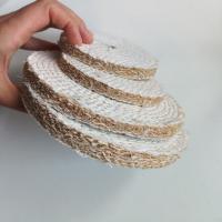 China 150mm 100mm Sisal Polishing Wheel For Stainless Steel Jewelry Buffing for sale