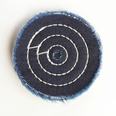 China Blue Denim Jean Cotton Buffing Wheel 4