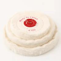 China Cloth-based 4inch*50layer Cotton Buffing Wheel for Polishing Jewelry and Mirror Finishes for sale