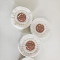China White Cotton Buffing Wheel 3inch*40layer for Jewelry Polishing with 4mm Holes for sale