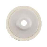 China 100mm Fine Grit Wool Buffing Wheel for Mirror Finish Polishing of Stainless Steel for sale
