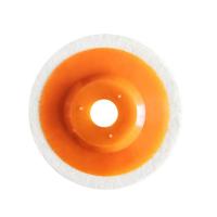China Custom Fine Grit Abrasive Flap Wheel Wool Buffing Wheel 80 Grit 100mm for sale