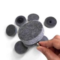 China 2inch 75mm Grey Non Woven Roloc Quick Change Discs Nylon For Metal Surface Conditioning for sale