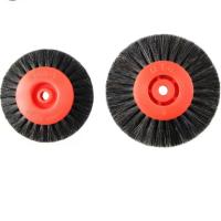 China OEM Natural Bristle Hair Brush Polishing 80mm 4C Size For Dry Brushing for sale