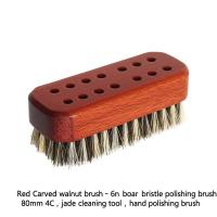 China OEM Natural Bristle Hair Brush Polishing 80mm 4C Size For Dry Brushing for sale