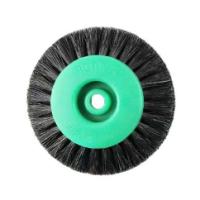 China 65mm Round Natural Bristle Hairbrushes Synthetic Boar Bristle Brush Custom for sale