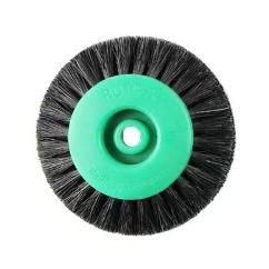 China 65mm Round Natural Bristle Hairbrushes Synthetic Boar Bristle Brush Custom for sale
