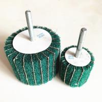 China Green Shaft Grinding Flap Wheel Discs 20mm 25mm 30mm 40mm 50mm 60mm 80mm 100mm for sale