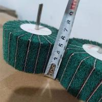 China Green Shaft Grinding Flap Wheel Discs 20mm 25mm 30mm 40mm 50mm 60mm 80mm 100mm for sale