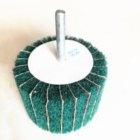 China Green Shaft Grinding Flap Wheel Discs 20mm 25mm 30mm 40mm 50mm 60mm 80mm 100mm for sale