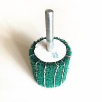 China Green Shaft Grinding Flap Wheel Discs 20mm 25mm 30mm 40mm 50mm 60mm 80mm 100mm for sale