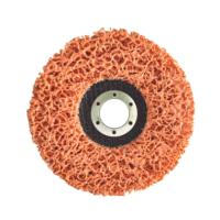 China Orange 7 Inch Flap Disc Paint Stripping Cleaning Wheel Removing Paint 40 grit for sale