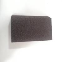 China Gray Calcined Sponge Sanding Pad Abrasive Sponge Block Ultra Fine For Polishing Steel for sale