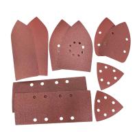China C weight Automotive Sanding Discs 8 Hole Aluminum Oxide Rectanglar ODM for sale