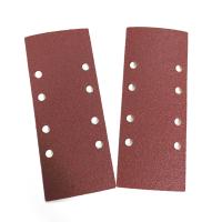 China C weight Automotive Sanding Discs 8 Hole Aluminum Oxide Rectanglar ODM for sale