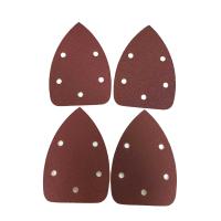 China 2000 Grit Random Orbital Sanding Discs Triangle 5 Hole For Grinding Polishing for sale